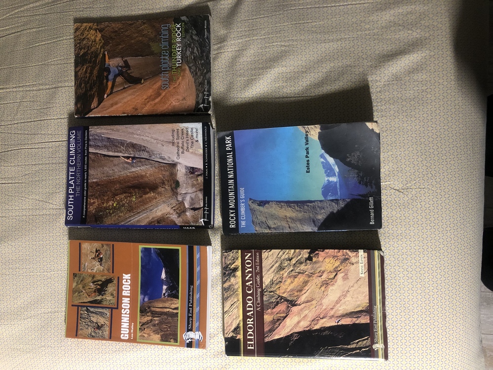 Fs: climbing guidebooks Colorado