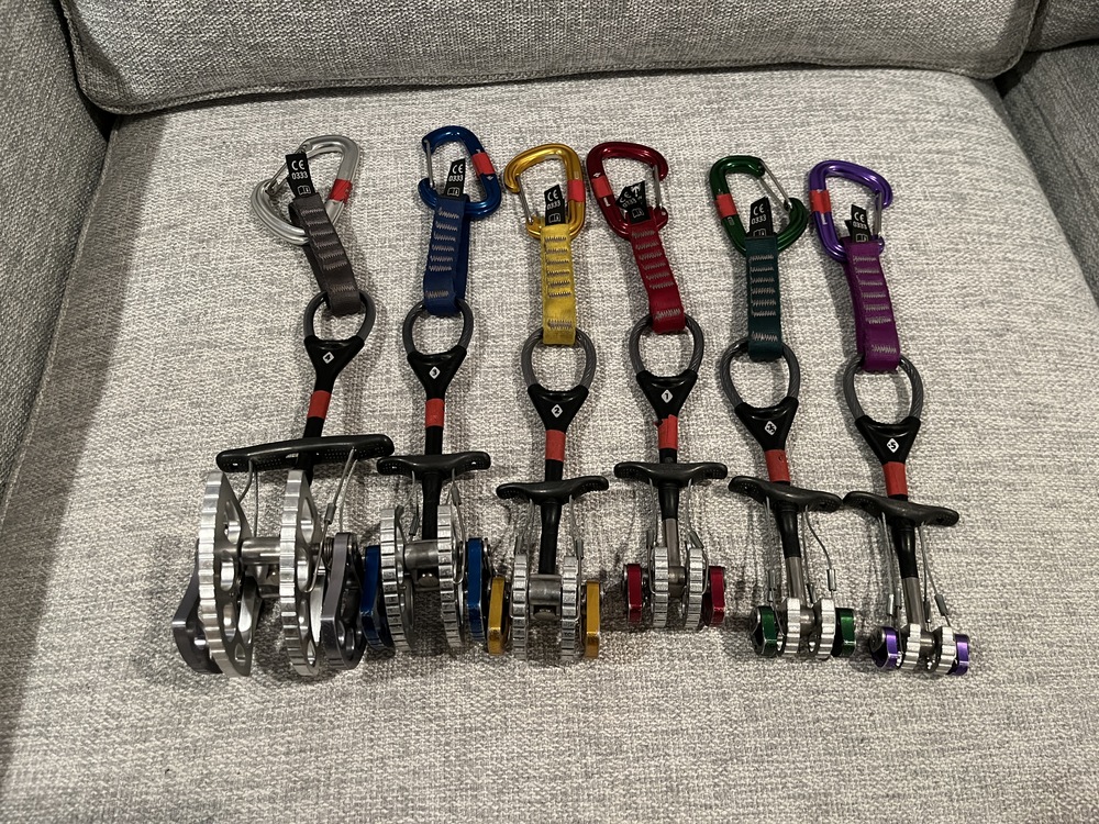 SOLD: Black Diamond Camalot C4 Cams, X4 Cams, Stoppers