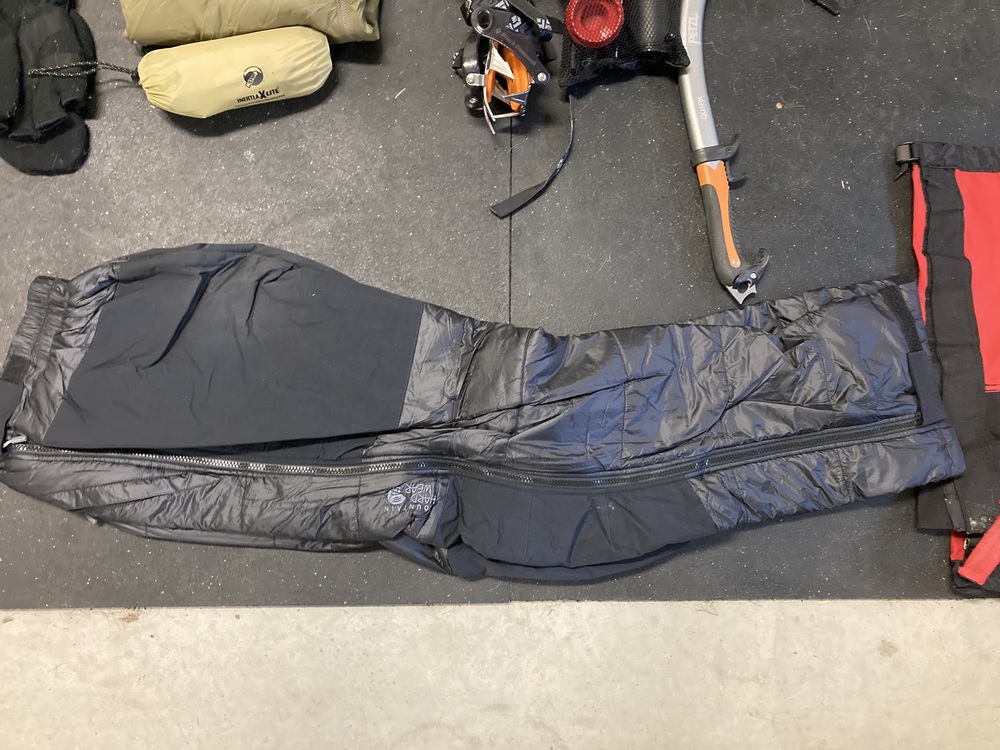 [WTS] Mountain Hardware Compressor Pant and Hydra Outdry Gloves