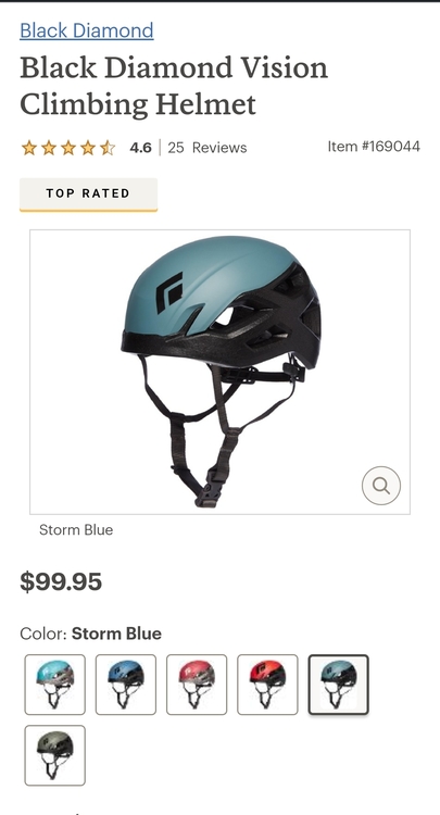 FS: Black Diamond Vision Helmet - nearly new