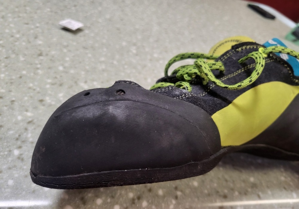 FS BD/DMM cams, petzl harness, Trango draws, Scarpa shoes