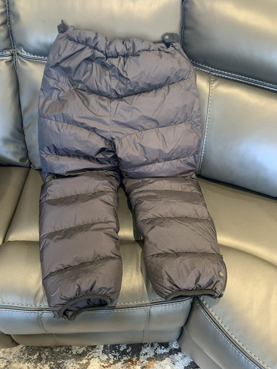 For Sale: Feathered Friends "Volant" down pants and "Khumbu" down parka ...