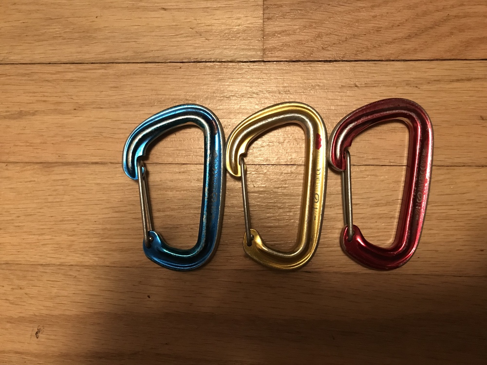 Updated 3/12 with more gear. FS: Seven C3s, lots of carabiners, Nuts ...