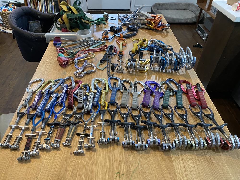 C4s C3s Rack Aliens Nuts Friends Random Aid Gear Slings Biners Jumars ...