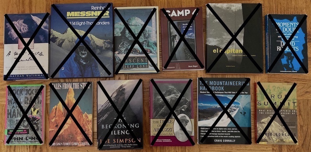 FS: Climbing Books - SALE ENDED