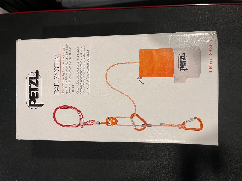 Petzl RAD kit (30m RAD line, 3 attaches, 120cm sling, tibloc, and ...