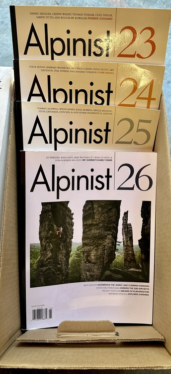 FS: Alpinist Magazines Complete Set: Issues 0 - 83