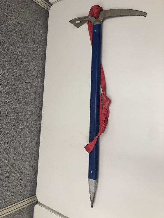 OBO: walkietalkies, nuts, pitons, bongs, Chouinard piolet, OG jumars ...