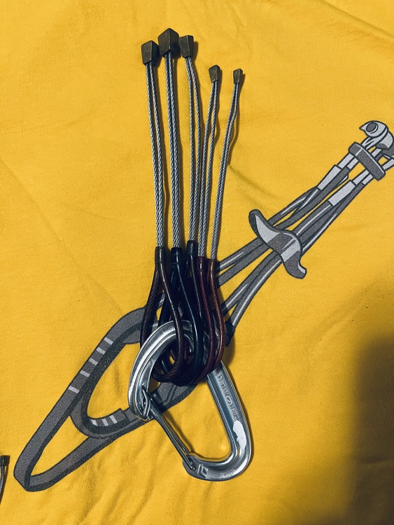 RP Set, Otakis 43.5, Ice Screws, Arcteryx