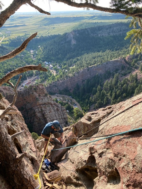 Eldorado Canyon - Redgarden Wall - Controlled Hazard Rock Mitigation ...