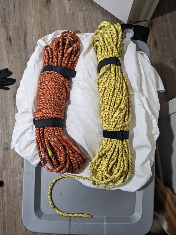 Twin/Half Ropes and BD Climbing Nuts