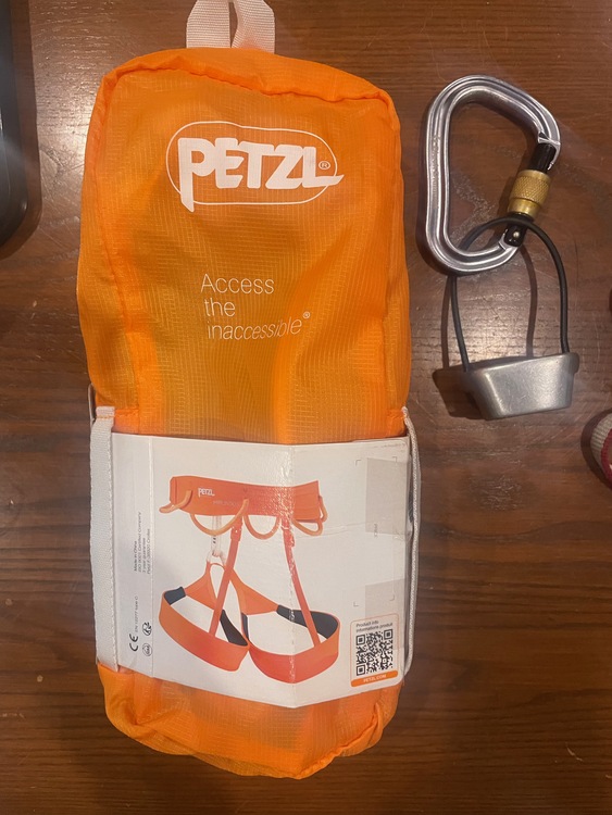 Petzl Harness, Shell Mittens, Aid Gear, Hooks, Merino Wool