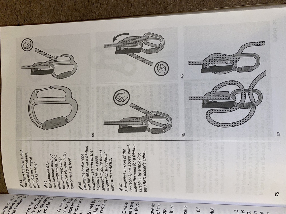 Backing up Grigri rappels