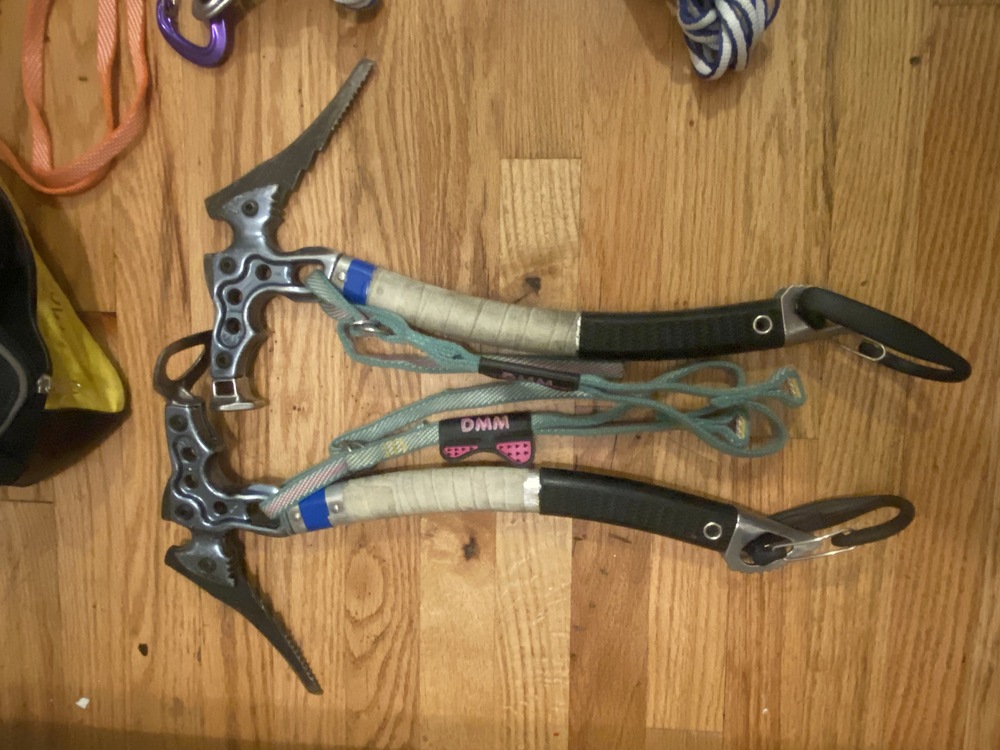 New Gear added: Trad Gear, ropes, cams, c4, x4, Dmm Ice Axe, Crampons ...