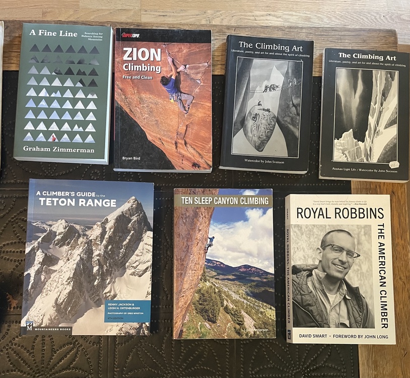 FS: guidebooks and climbing books