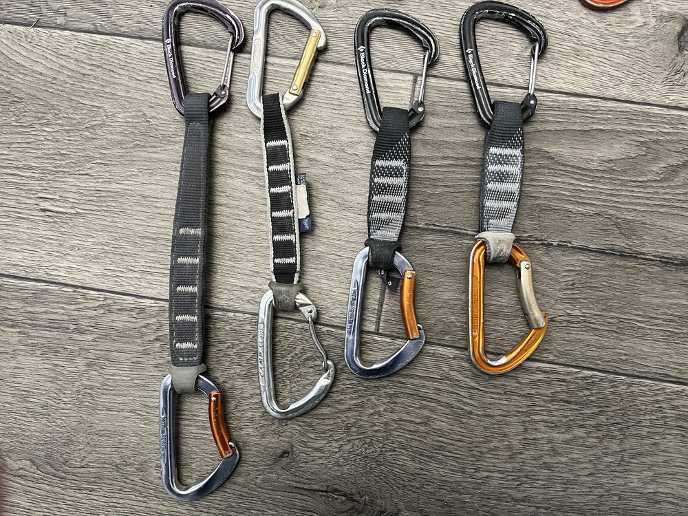 FS: Quickdraws, Carabiners, Shunt, Camp Hex Sz 11, Senchi Fleece, Jackets