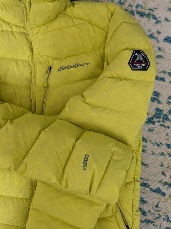 FS: OR Ascendant hoody, EB 800FP down jacket, UL W's OR down hoodie