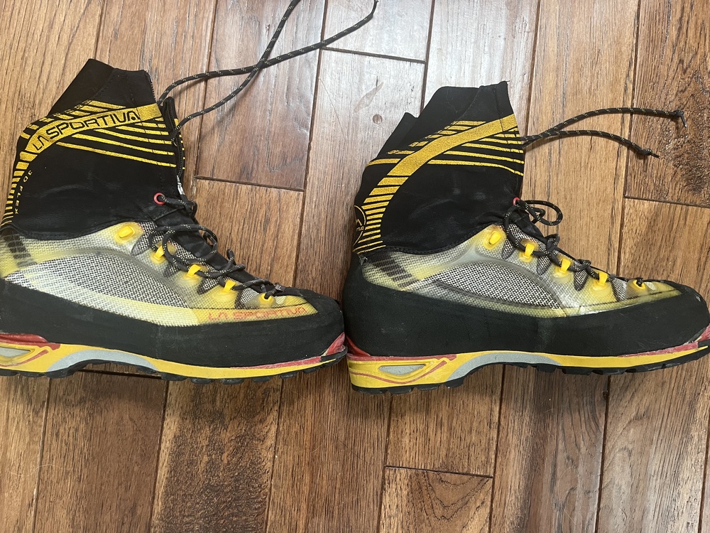 FS: Two pairs of single boots — La Sportiva Trango Tech, La Sportiva Trango Ice Cube