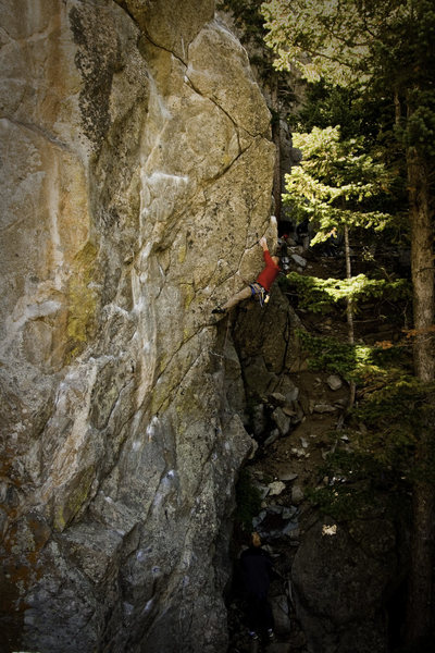 Rock Climb Free Fall, Boulder Canyon