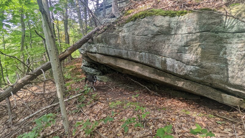 Climbing in 10 - Slash Wall, Western MA